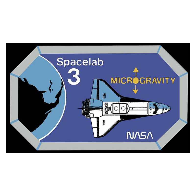 Patch vintage Original Nasa Spacelab 3 (USA - 083*)
